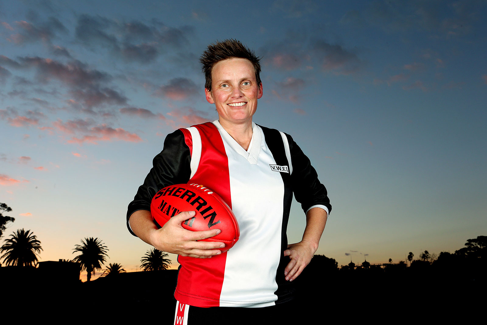 Woman playing her 300th match of footy - Belinda Jane Video